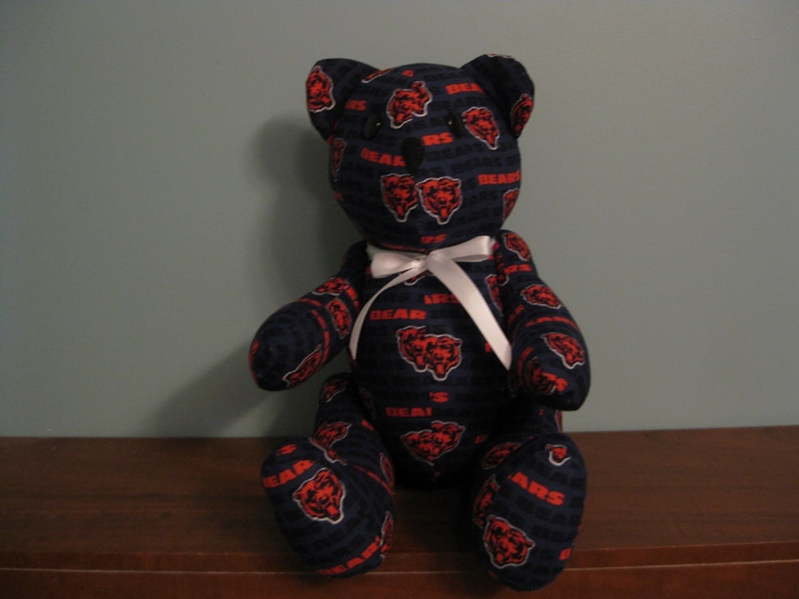 Chicago Bears Bear - Nfl Bear Stuffed Bear Football Bear Handmade Bear ...