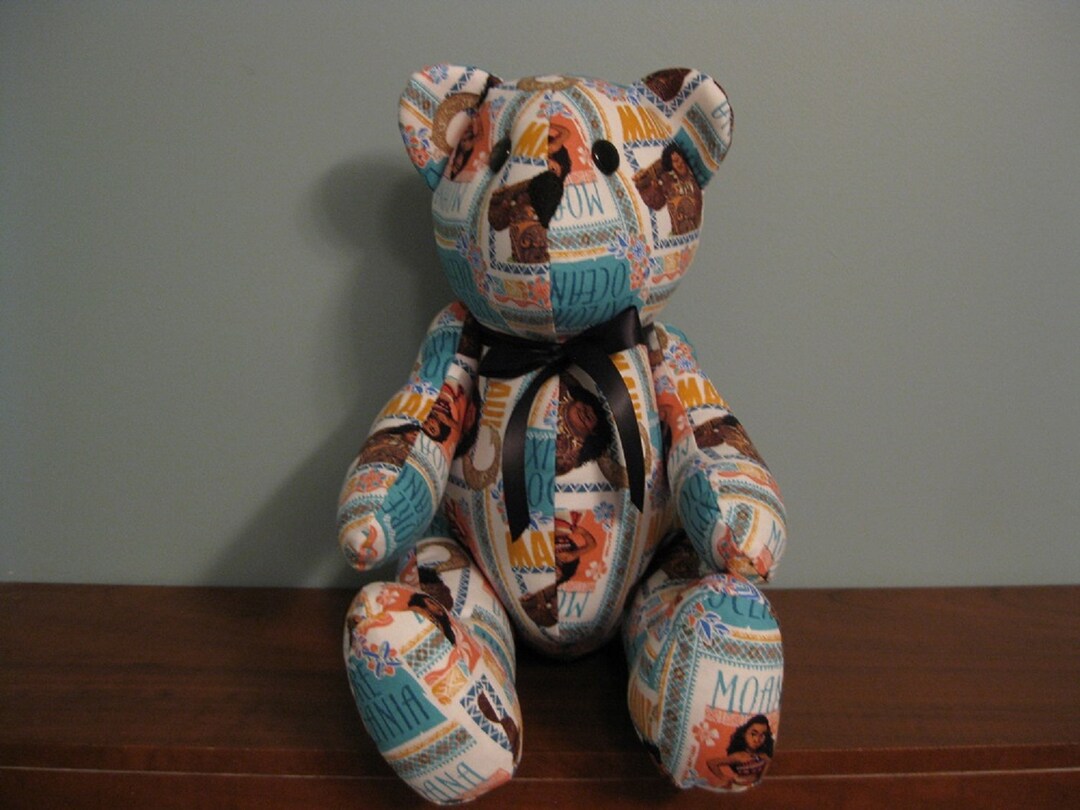 Moana Bear-maui-stuffed Bear Novelty Bear Souvenir Bear Handmade Bear ...