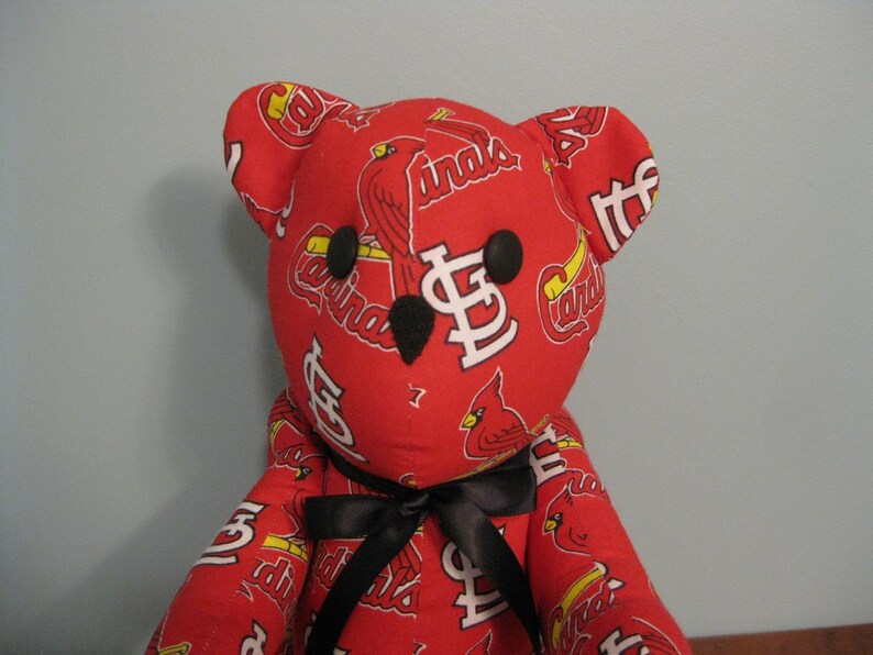 St. Louis Cardinals Bear-allover-mlb Bear Stuffed Bear Major League ...