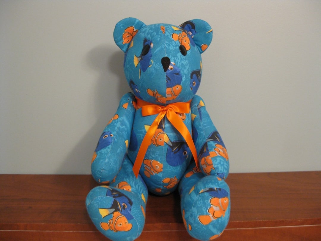 Finding Nemo Bear-stuffed Bear Novelty Bear Souvenir Bear Handmade Bear ...