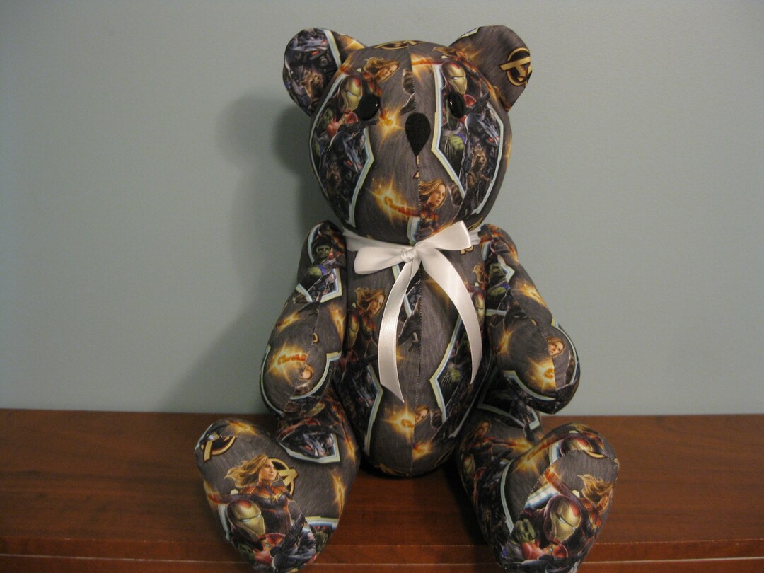 Marvels Avengers End Game Bear-stuffed Bear Marvel Comics Bear Novelty ...