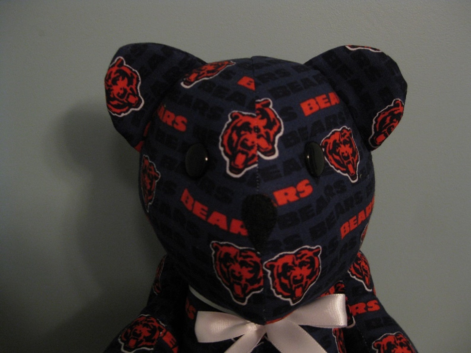 Chicago Bears Bear Nfl Bear Stuffed Bear Football Bear Handmade Bear ...