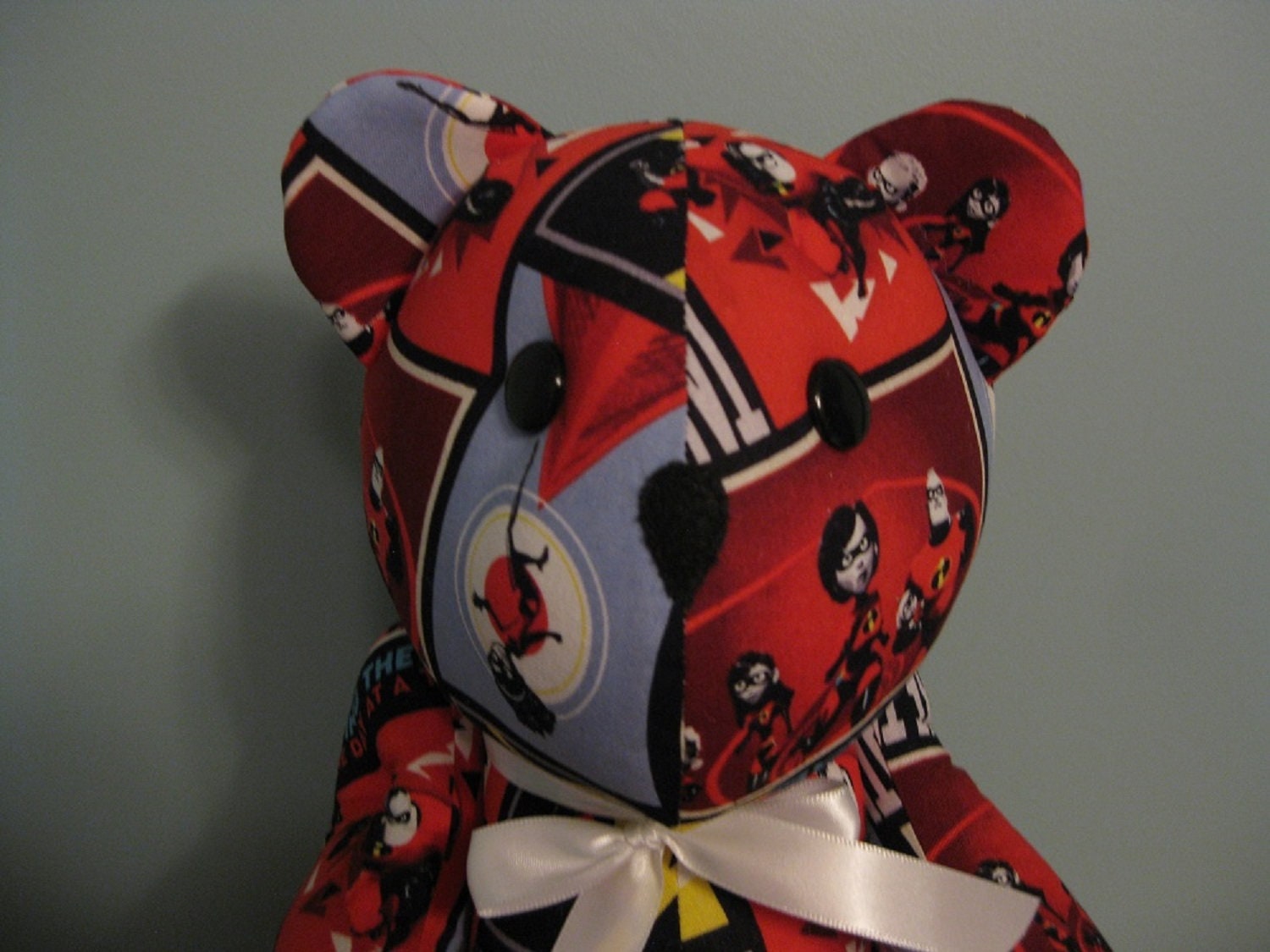 The Incredibles Bear-stuffed Bear Novelty Bear Souvenir Bear Handmade ...