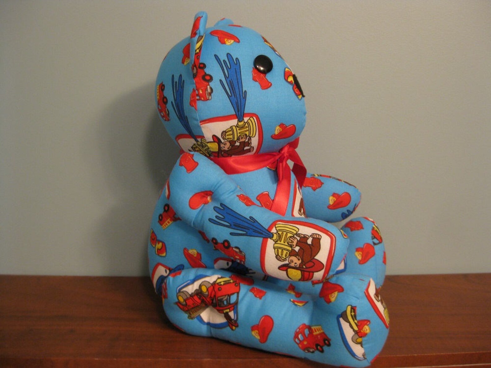 Curious George Bear-stuffed Bear Novelty Bear Souvenir Bear - Etsy