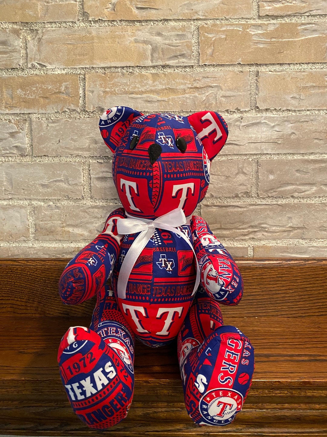 Texas Rangers Bear-patch-mlb oso de peluche oso de béisbol de la liga ...