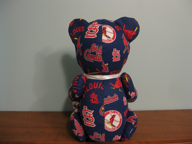St. Louis Cardinals Bear-navy-mlb Bear Stuffed Bear Major League ...