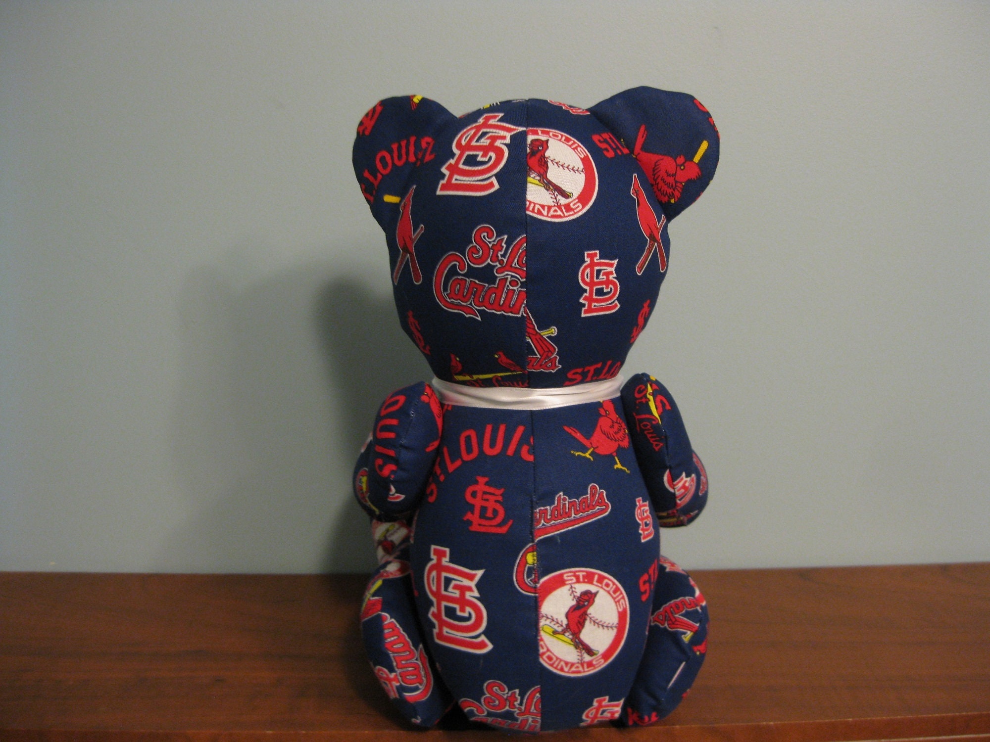 St. Louis Cardinals Bear-navy-mlb Bear Stuffed Bear Major League ...