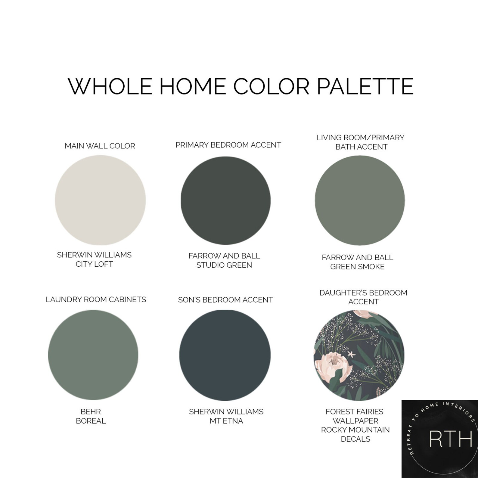 Custom Paint Color Palette - Etsy