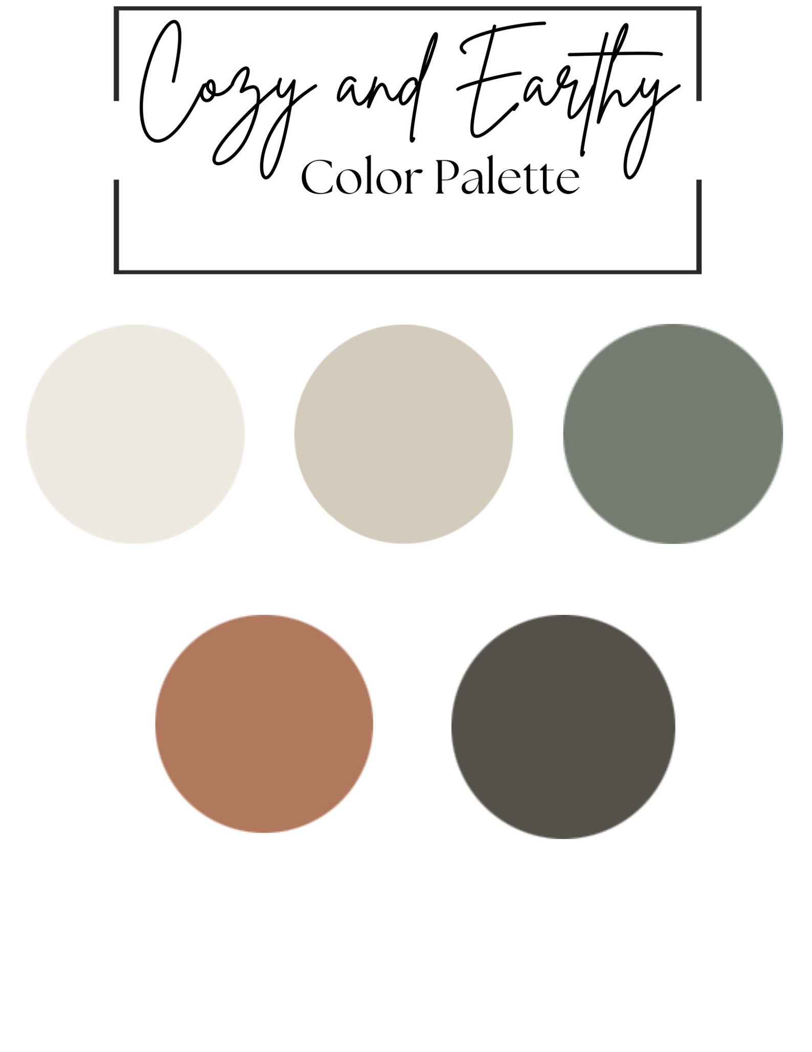 Custom Paint Color Palette - Etsy