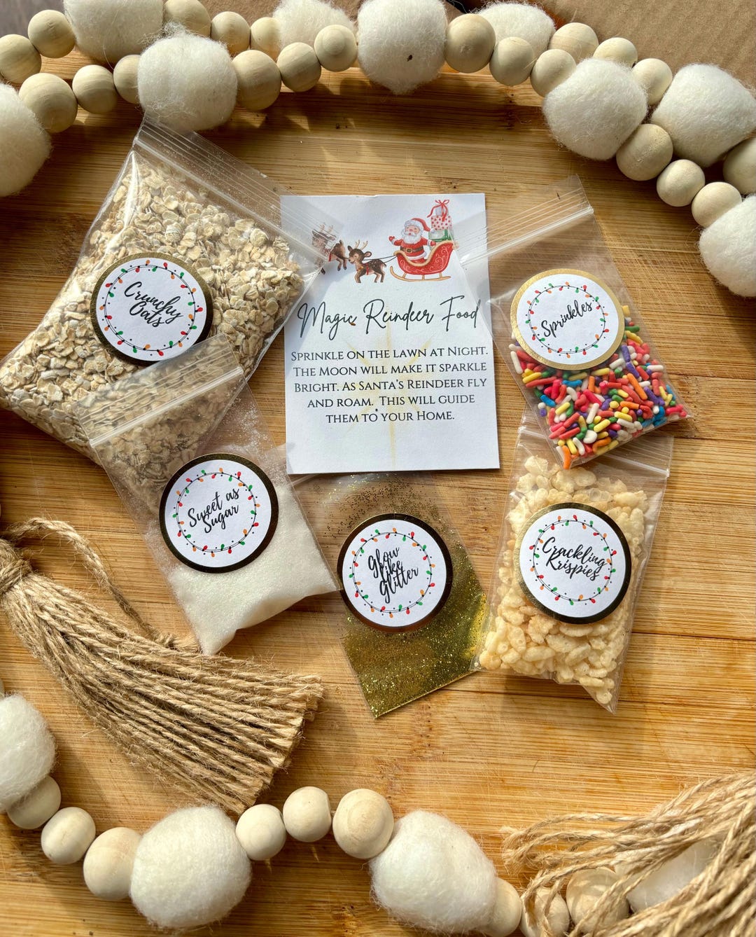 DIY Magic Reindeer Food Kit - Etsy