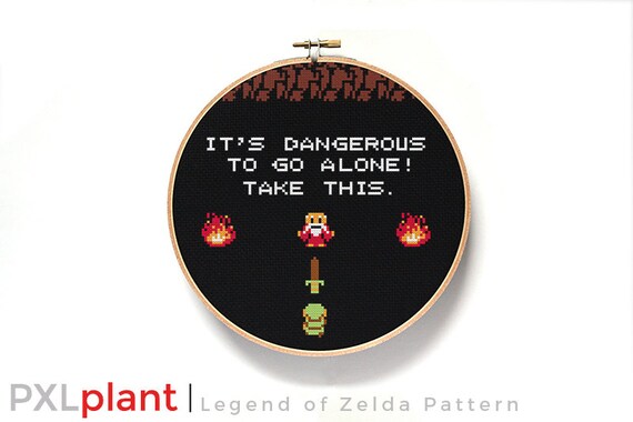 Zelda 8 Bit Black