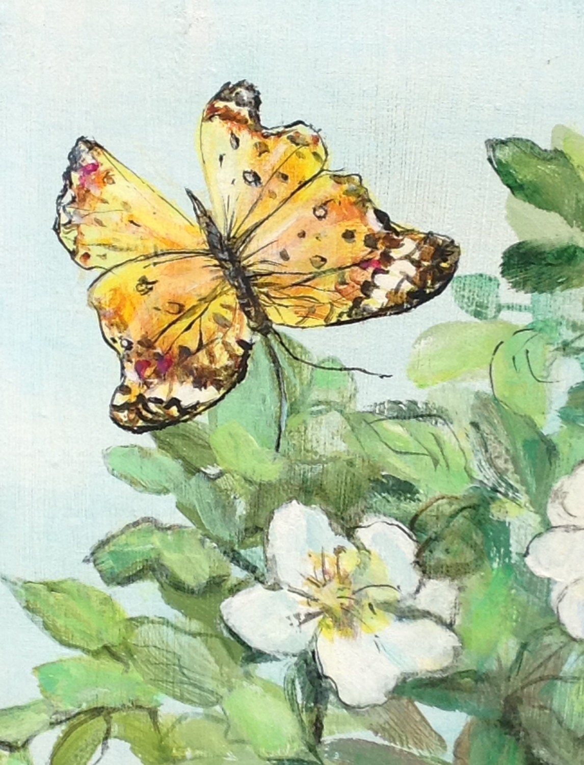 1 Beautiful Butterfly Tree Painting - Etsy New Zealand