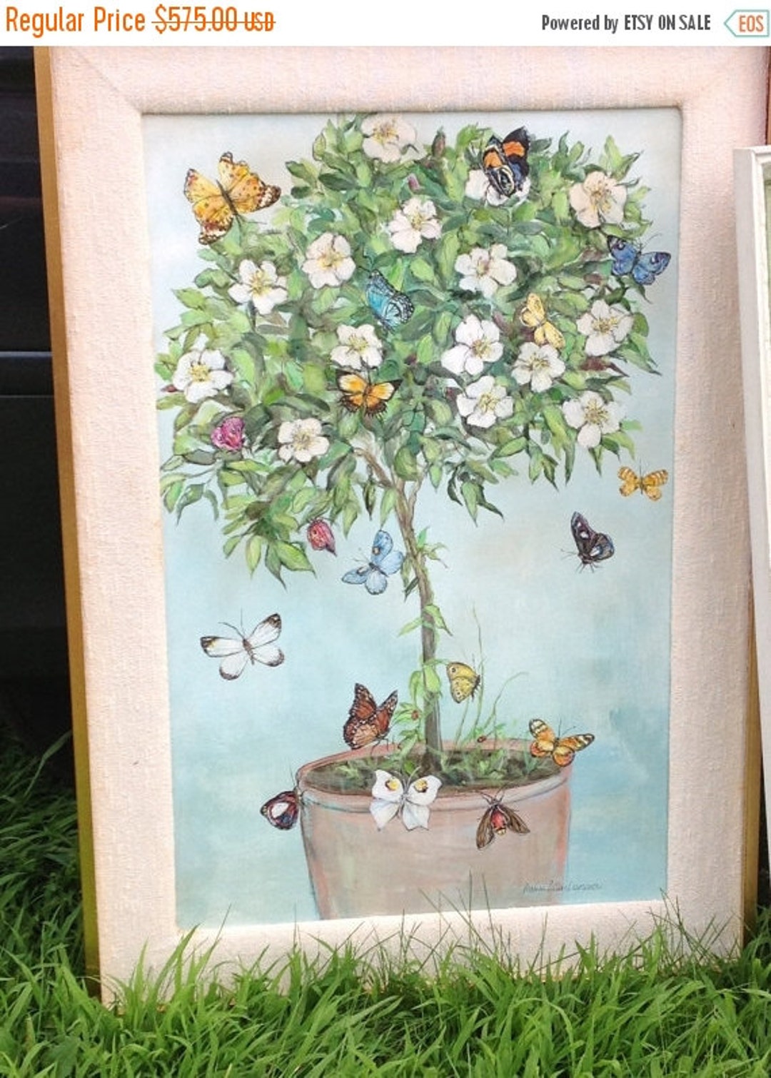 1 Beautiful Butterfly Tree Painting - Etsy New Zealand