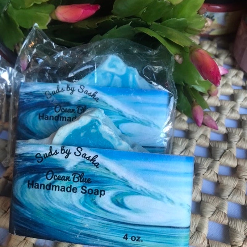 Blue Soap - Etsy