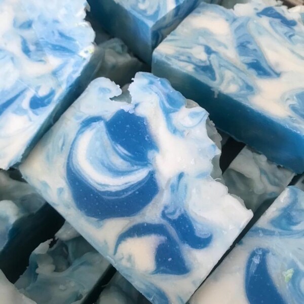Blue Soap - Etsy