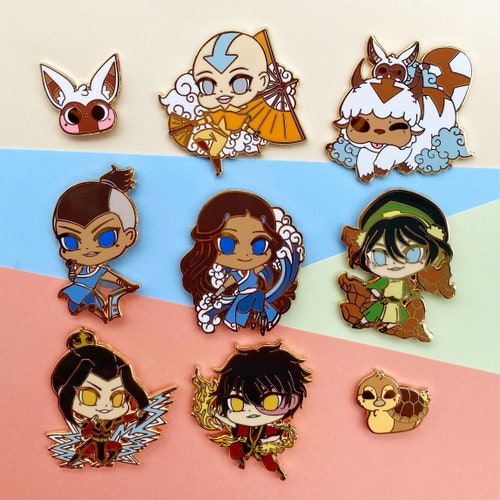 Avatar the Last Airbender Avatar Aang AND Zuko Enamel Pin | Etsy