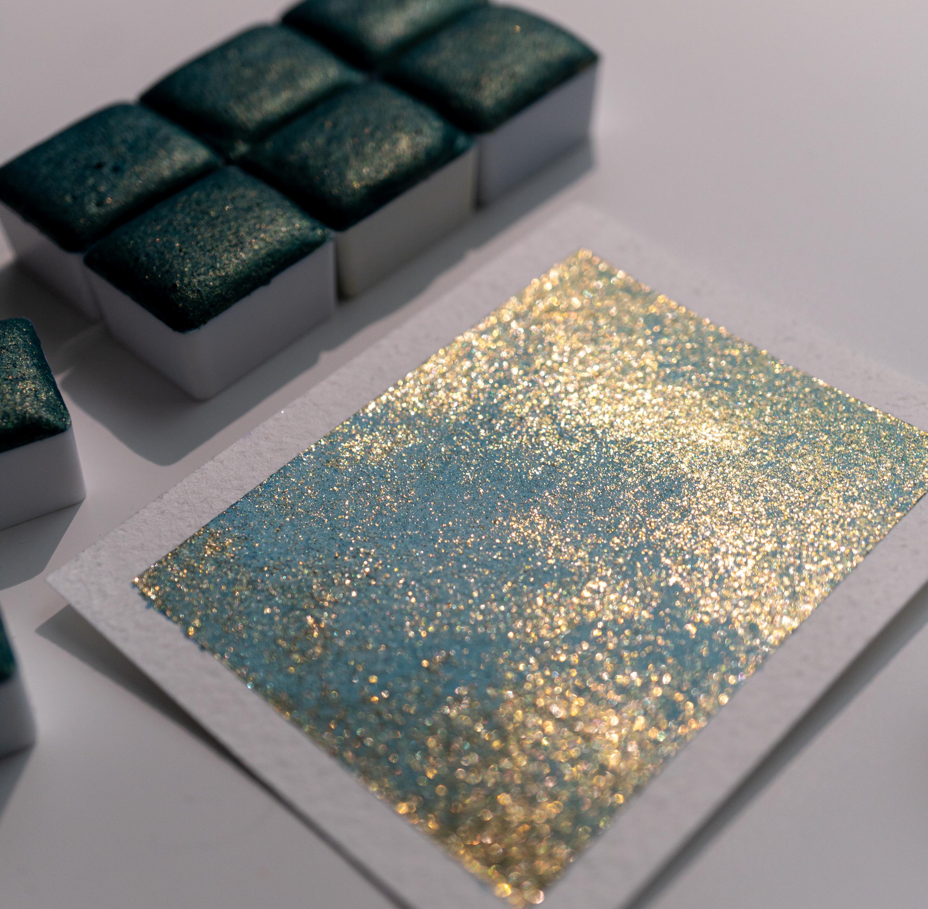Earth Sparkles - Limited Edition - Half Pan - Handmade Watercolor - Etsy