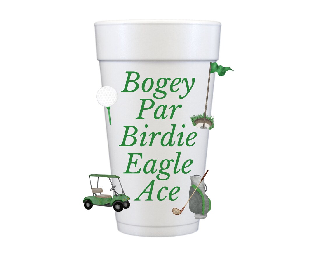 Masters Party Augusta National Cups, Personalized Styrofoam Cups ...
