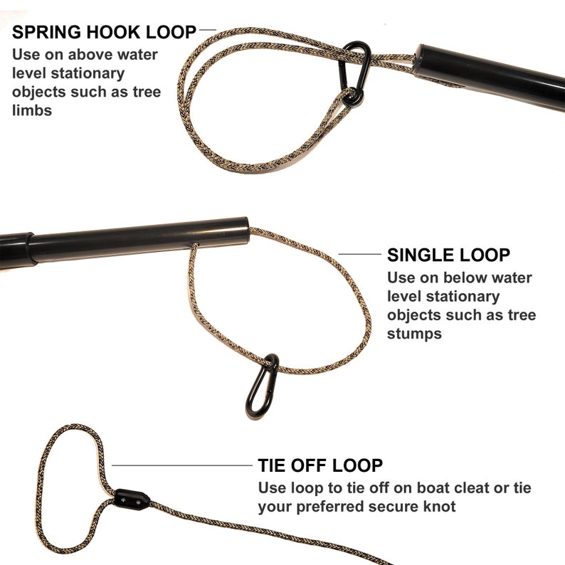 Fishing Boat Anchor and Kayak Accessory - Securely Attach to Tree ...