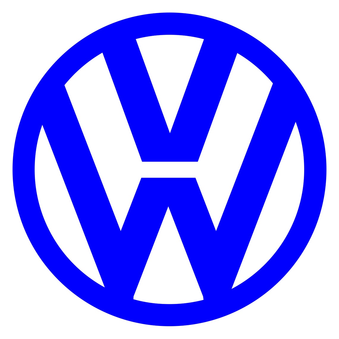 2x Volkswagen Logo Sticker Decal Decal Stickers Decal
