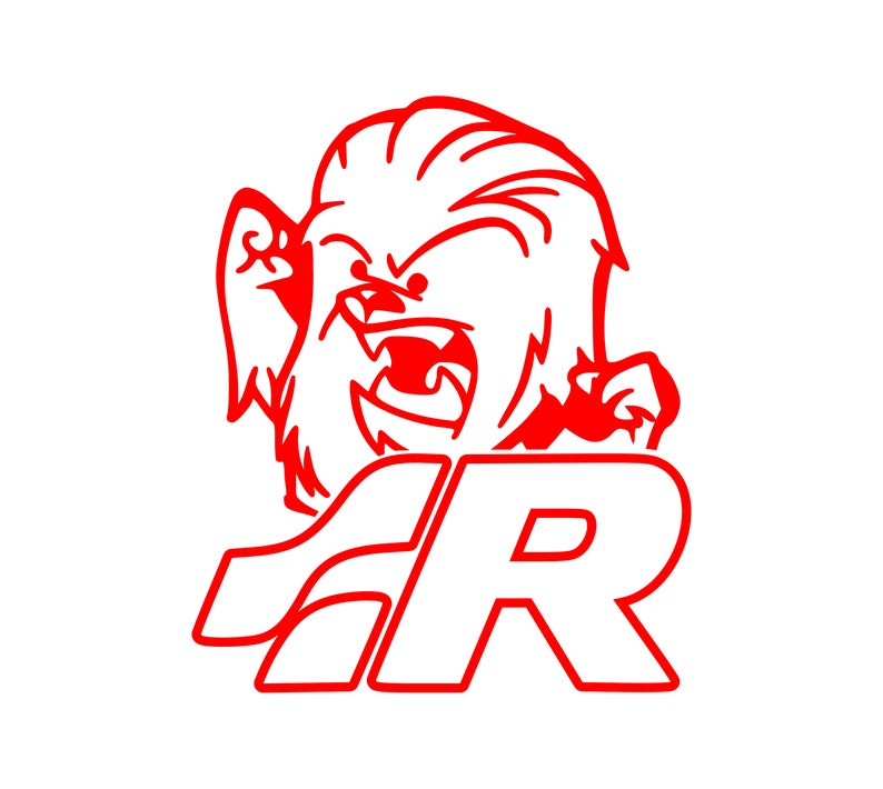 Volkswagen R32 Wookie Vinyl Decal Sticker Bumper Stickers Stickers ...