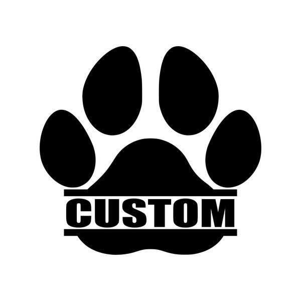 Vinyl Dog Decal - Etsy