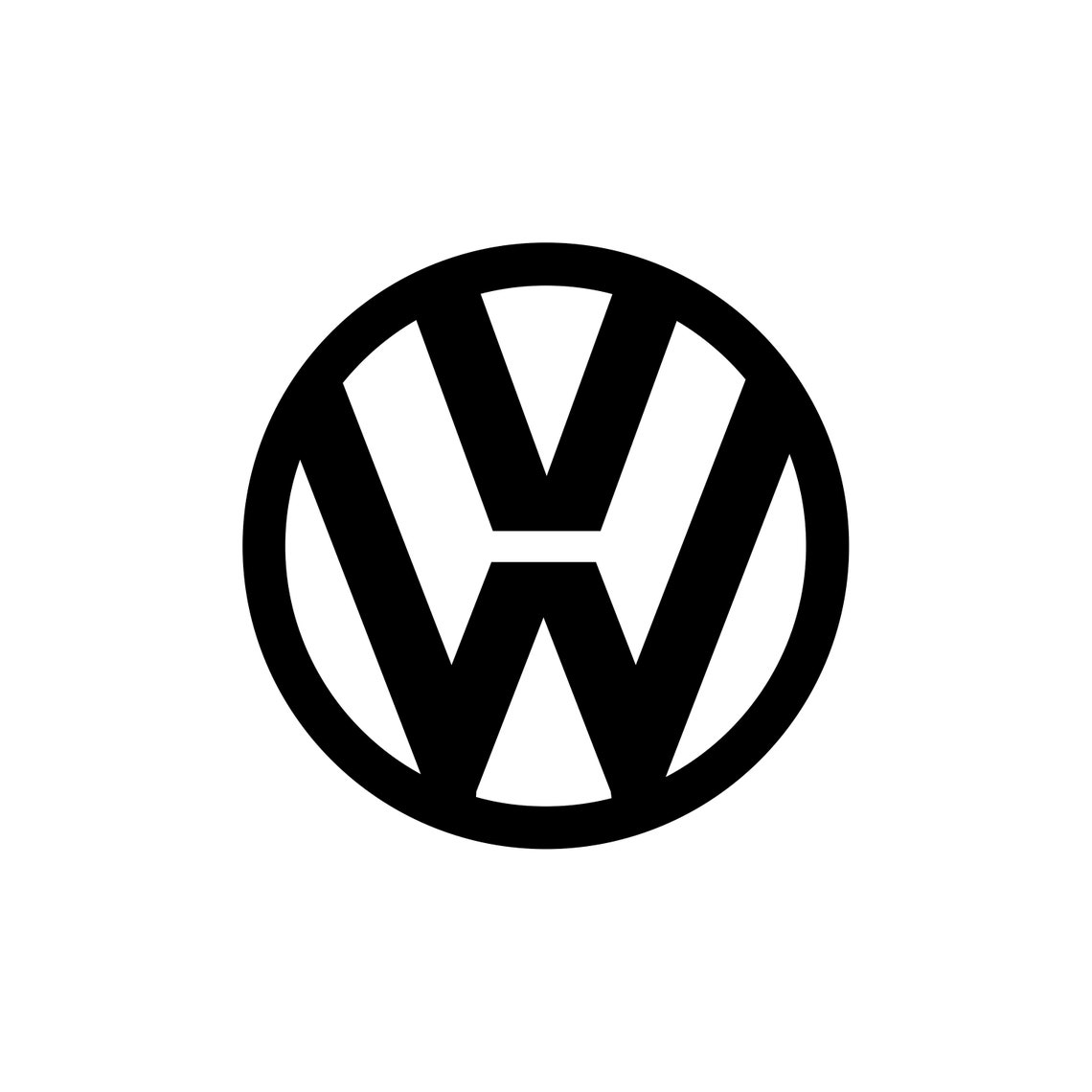 Volkswagen Vw Logo Signature Decal - vrogue.co
