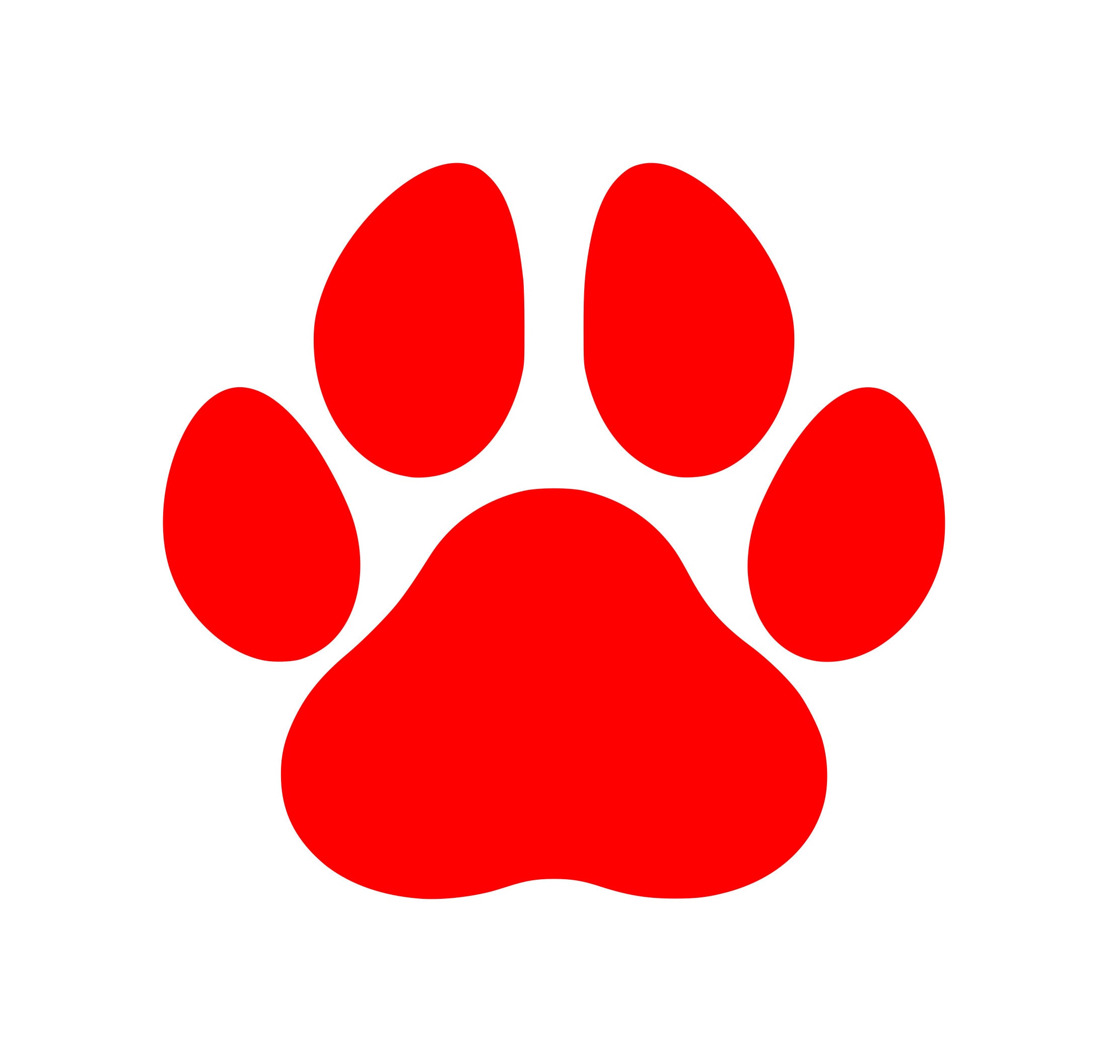 Dog / Puppy Paw Print Vinyl Decal Sticker - Etsy