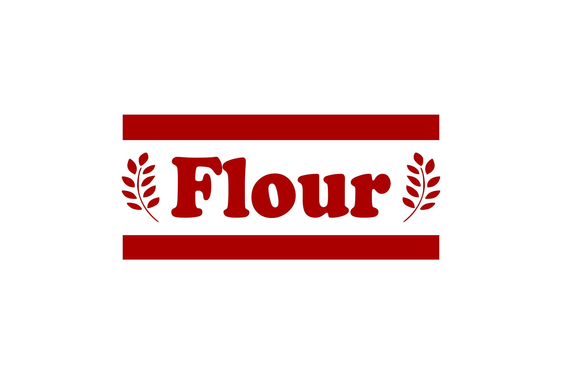 Flour Canister Label Vinyl Decal Sticker - Etsy