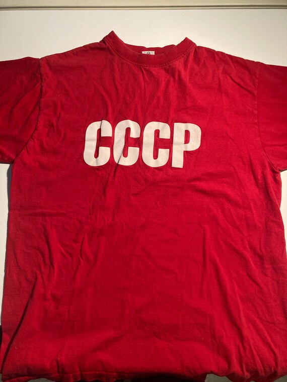 Vintage 80s cccp t - Gem