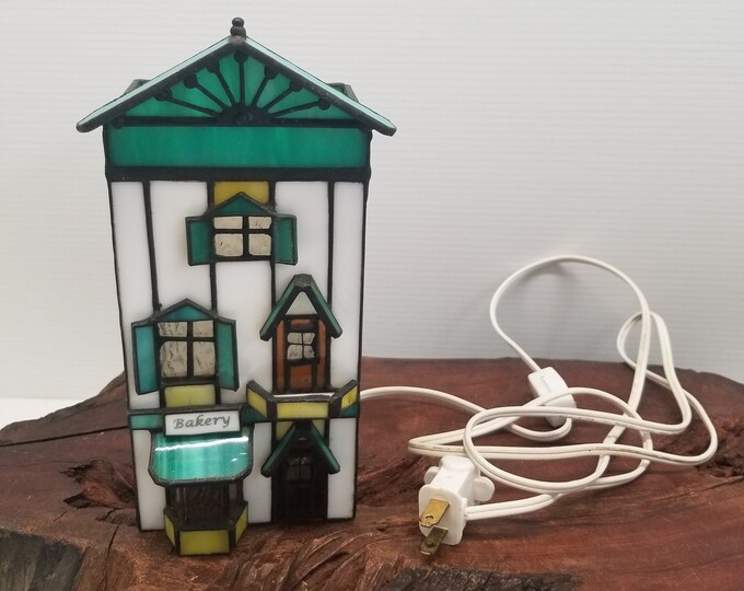 The Breadman's Bakery Vitreville House Stained Glass , Nightlight ...