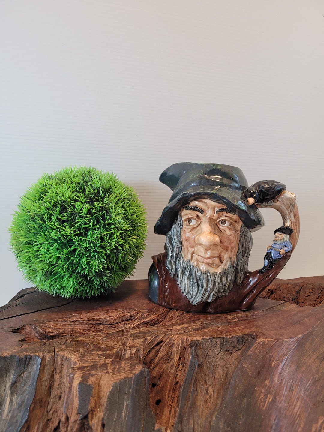 Rip Van Winkle Face Ceramic Large Toby Jug , Face Ceramic Vase Royal ...