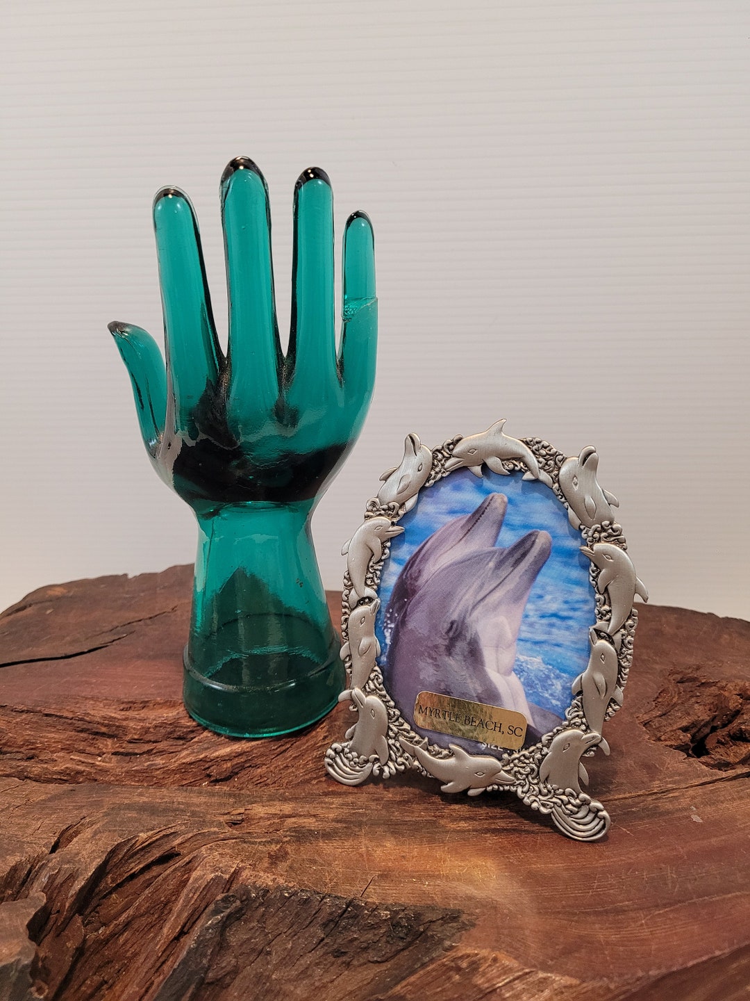 Pewter Tone Dolphin Photo Frame Dolphin Swimming Photo Oval - Etsy