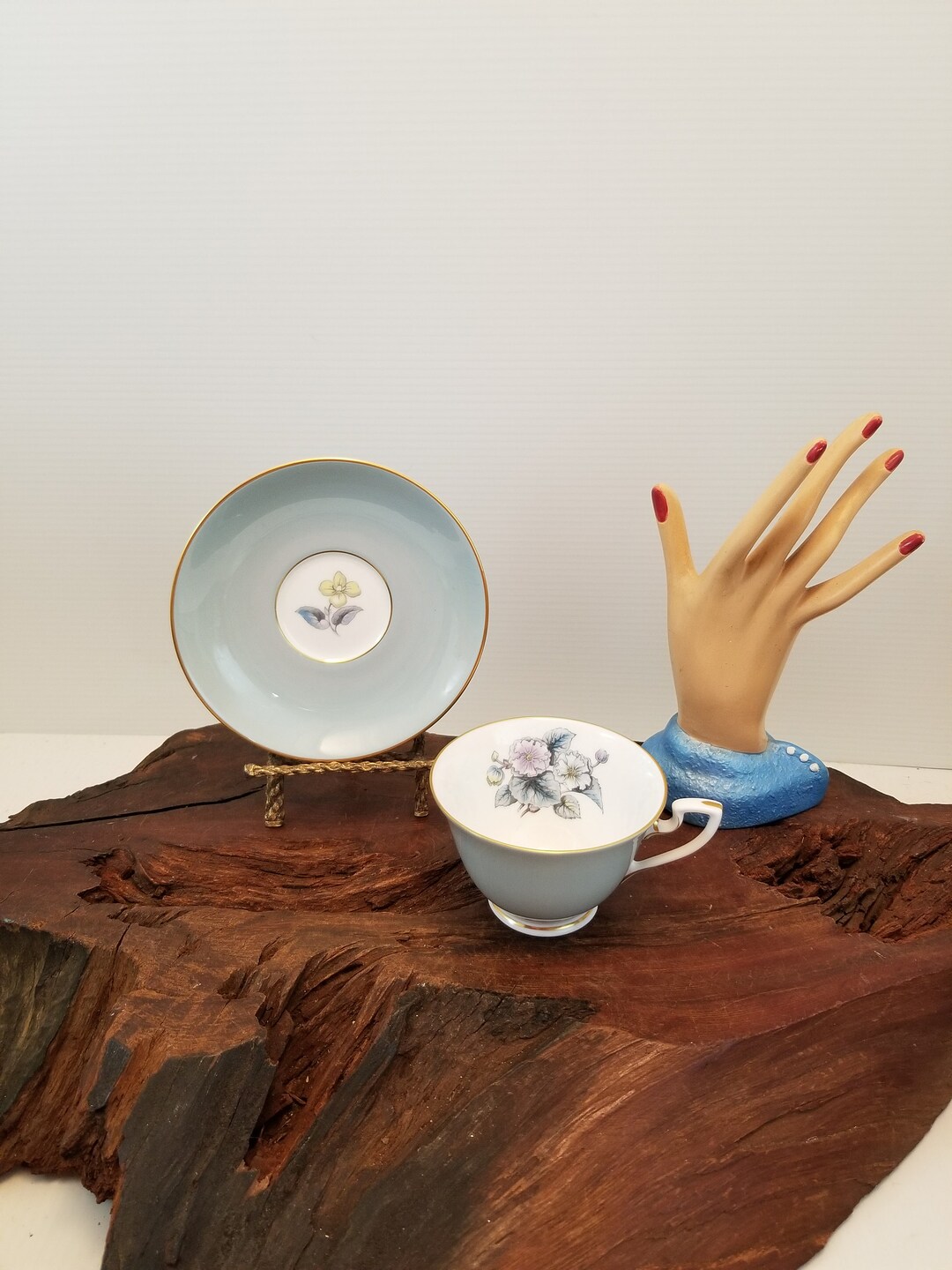 Royal Worcester Woodland Tea Cup Saucer Set Made in England - Etsy