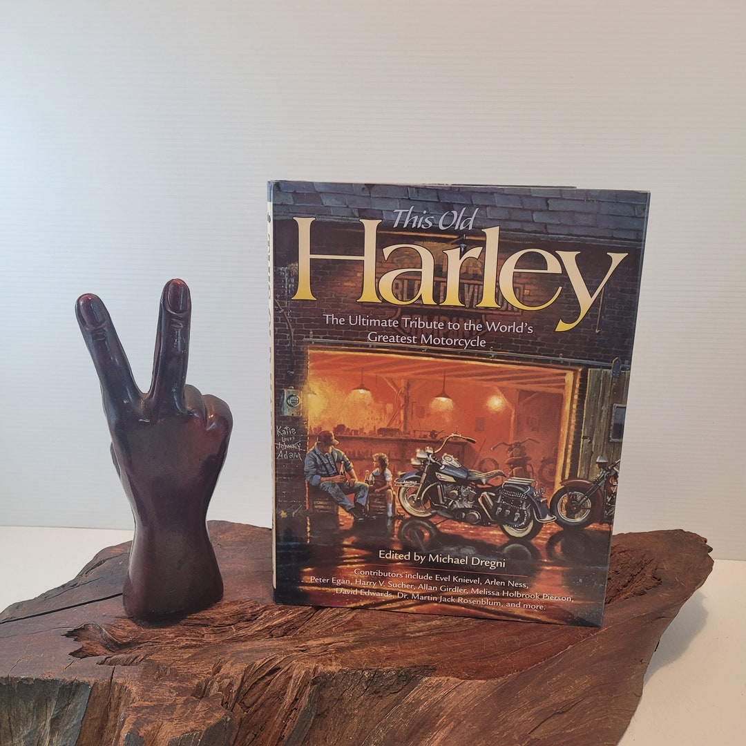 This Old Harley Hardcover Book, Vintage Harley Davidson History and ...
