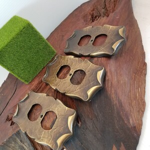 Outlet Cover Cast Metal Mid Century Double Outlet Cover - Etsy