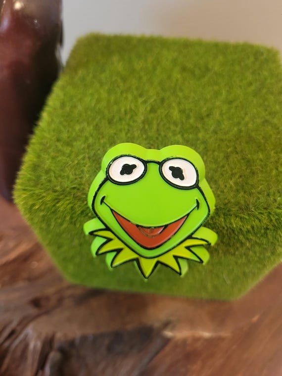 Vintage Kermit The Frog Pin From Hallmark, Vintage Mu… - Gem