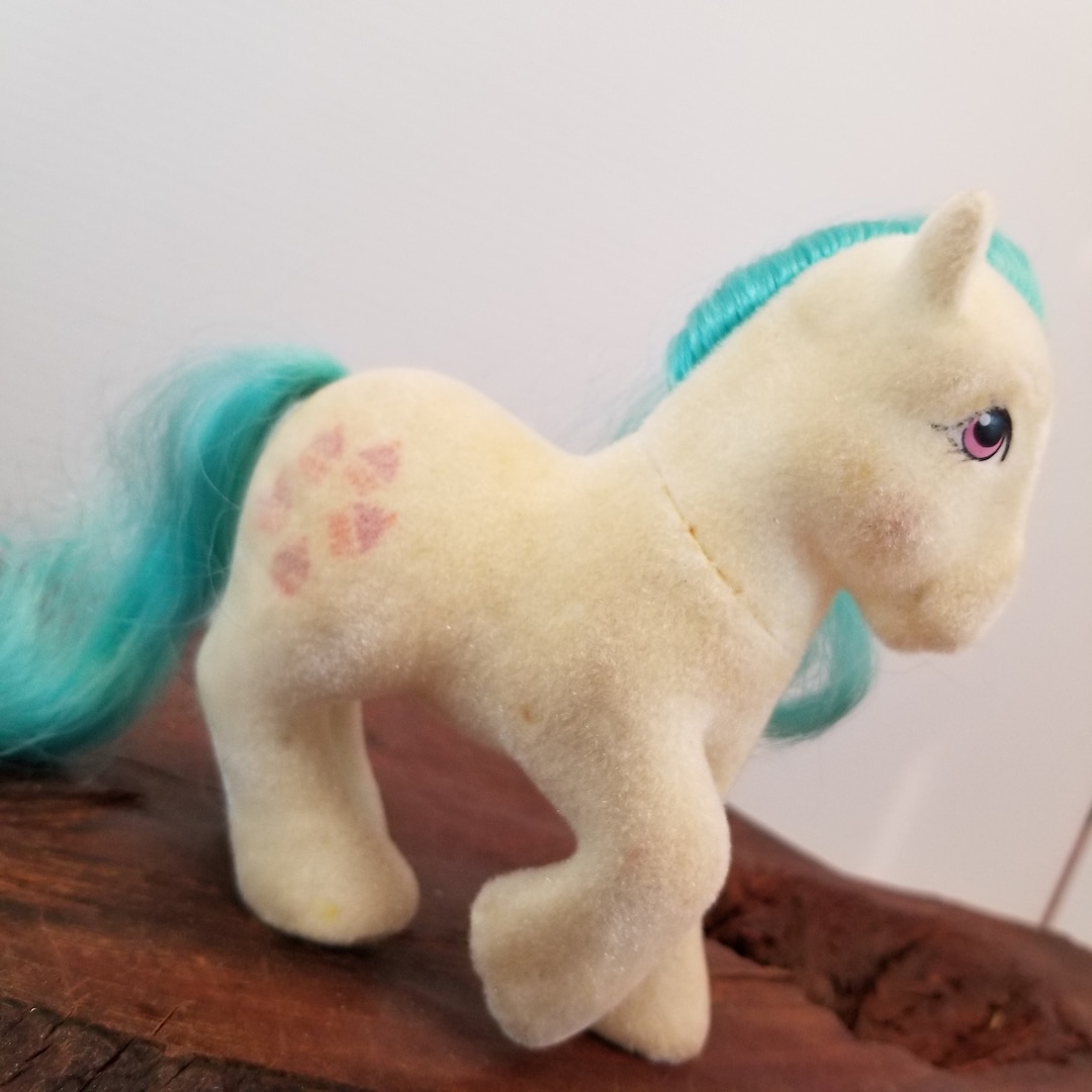 My Little Pony Gen 1 Aqua Hair, so Soft Ponies Cupcake Turquoise Hair ...