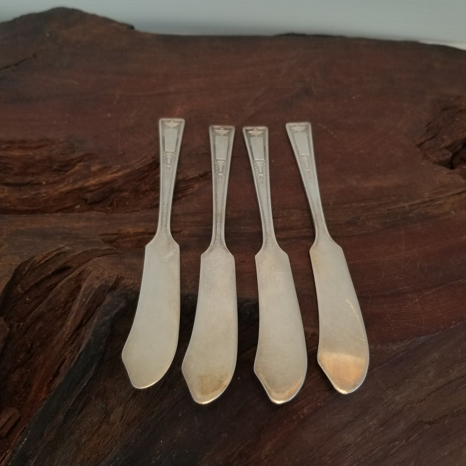 1924 Buckingham 1835 R Wallace Butter Knives Set of 4 Silver - Etsy