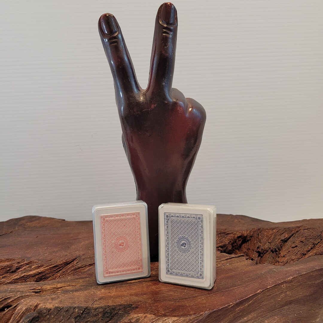 Vintage Miniature Playing Cards, 2 Small Decks of Standard Playing ...