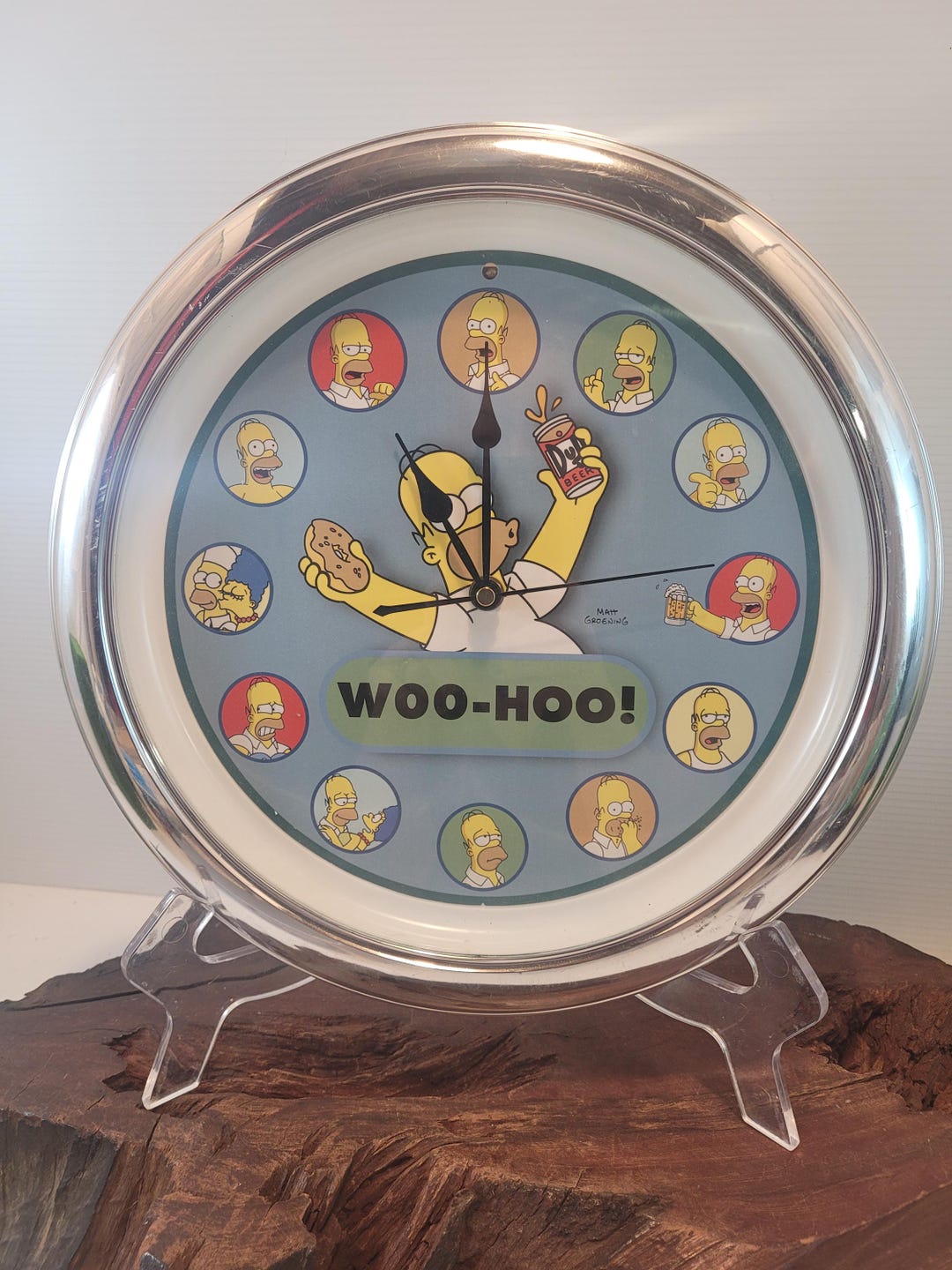 Homer Simpson Fun Speaking Wall Clock - Etsy