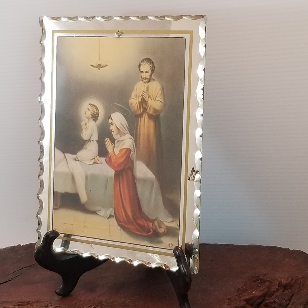 Beveled Mirror Religious Wall Plaque - Etsy