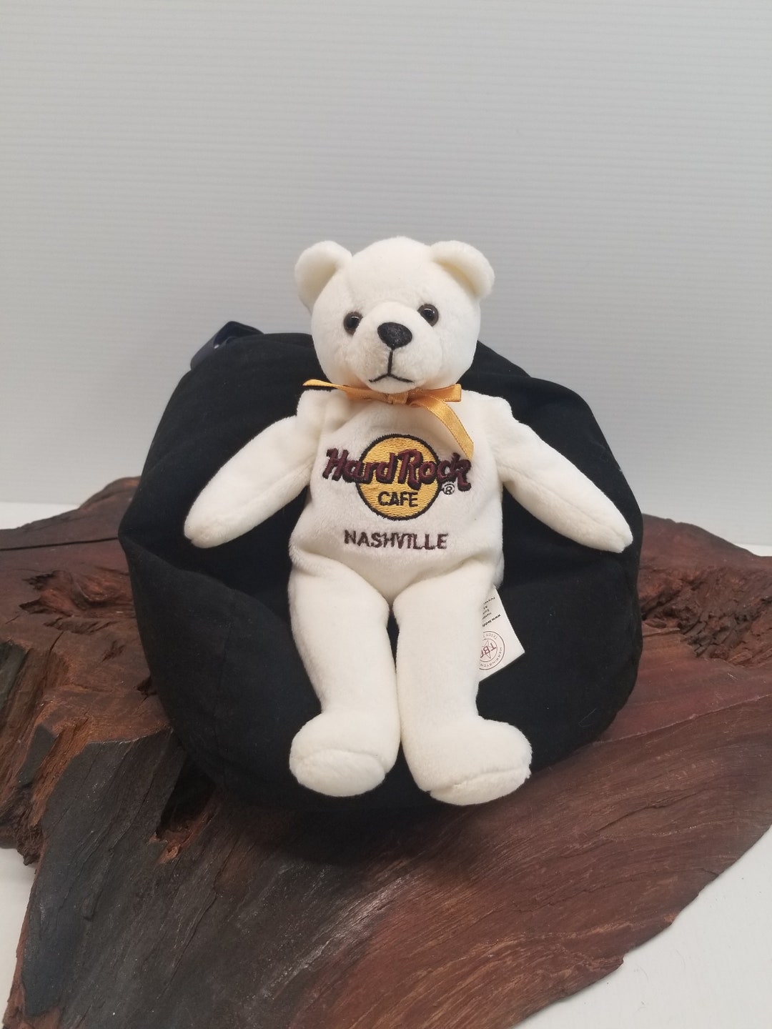 Hard Rock Cafe Nashville Bear Bean Bag Toy Collectible - Etsy