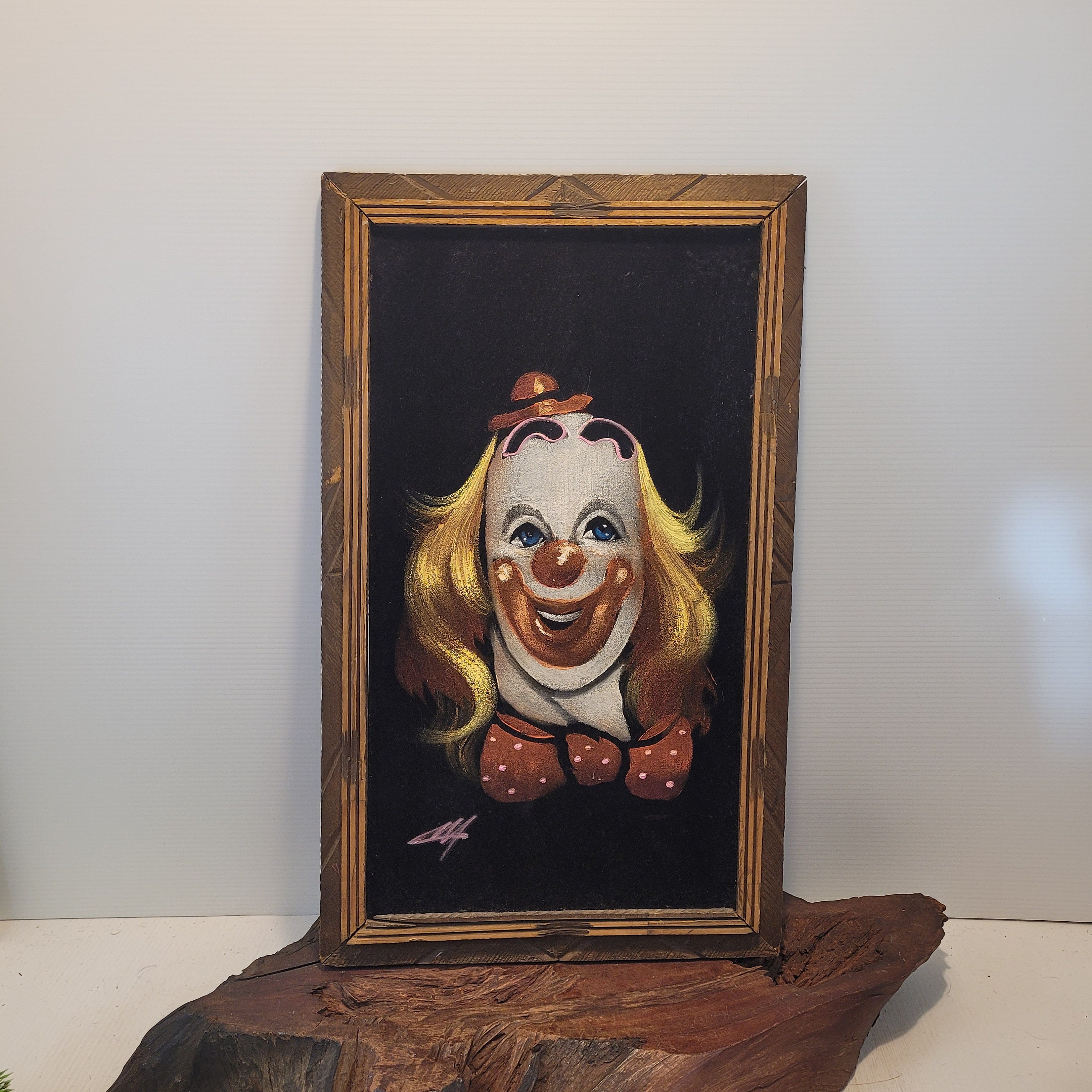 Velvet Clown Painting