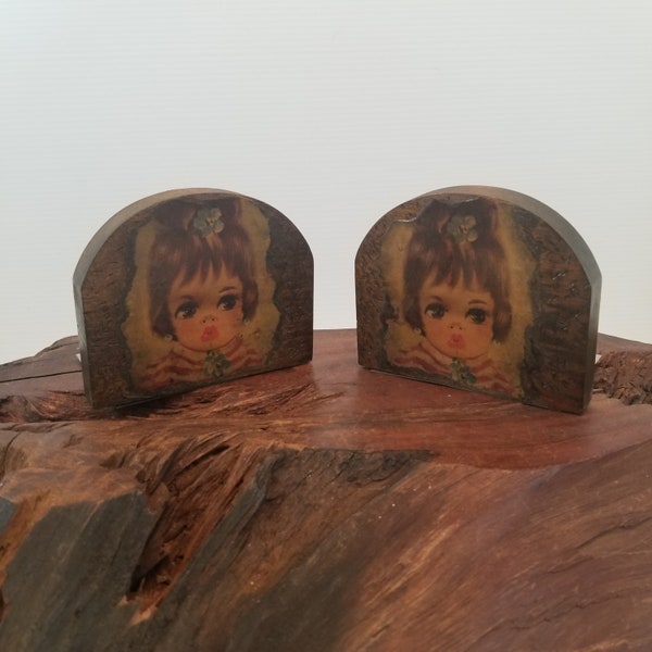 Wooden Bookends - Etsy