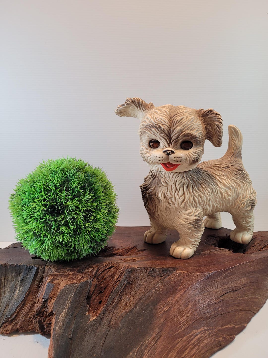 Vintage Rubber Toy Dog Edward Mobley Co, Squeaky Rubber Puppy With ...