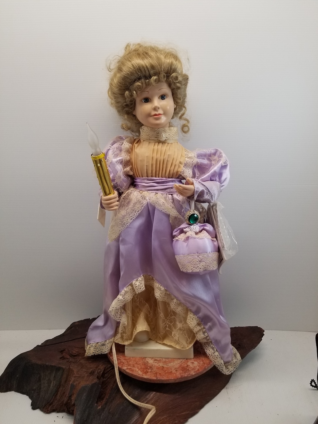 Telco Motionette Victorian Lady Animated Illuminated Figure - Etsy
