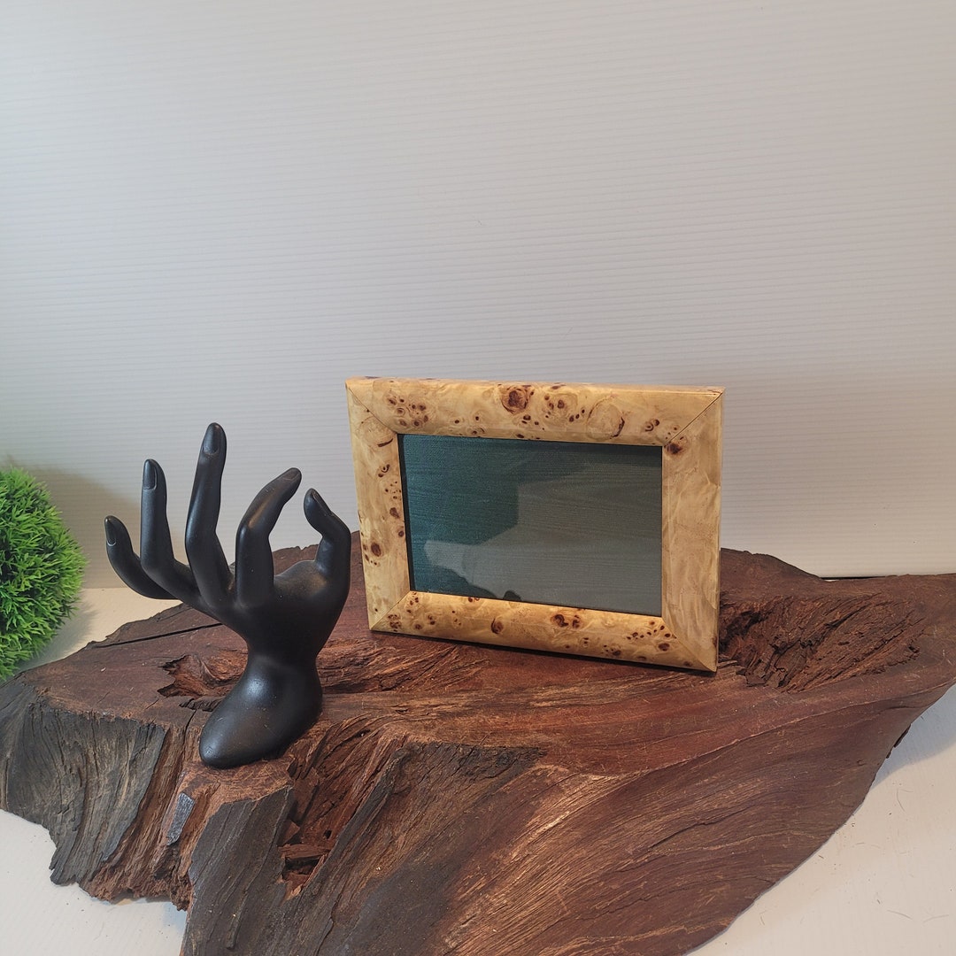 Burl Wood Light Wood Picture Frame Bryn Parry Studios England - Etsy