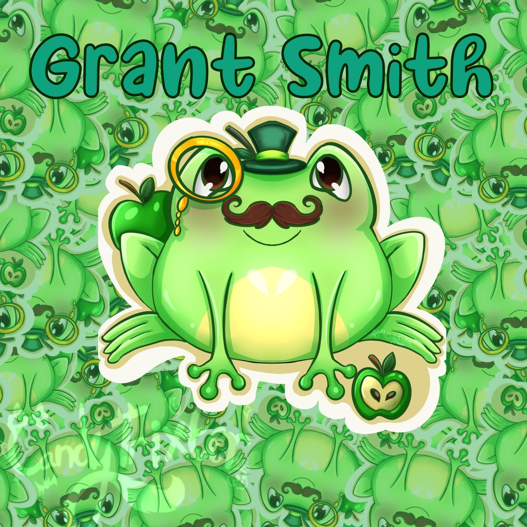 Grant Smith the Granny Smith Frog - Etsy
