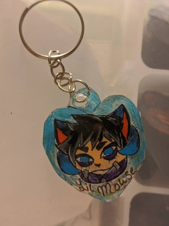 Little Mouse Demon Wolf Dabi Keychain - Etsy